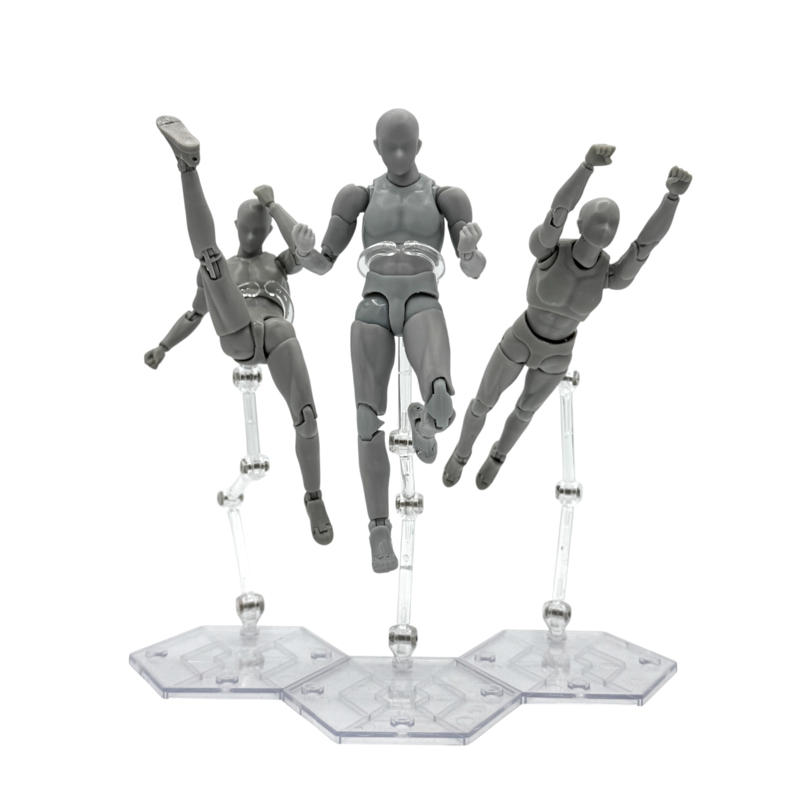 Action Figure Flight Stands 3 Pack - Screwdriver Included - Posable ...