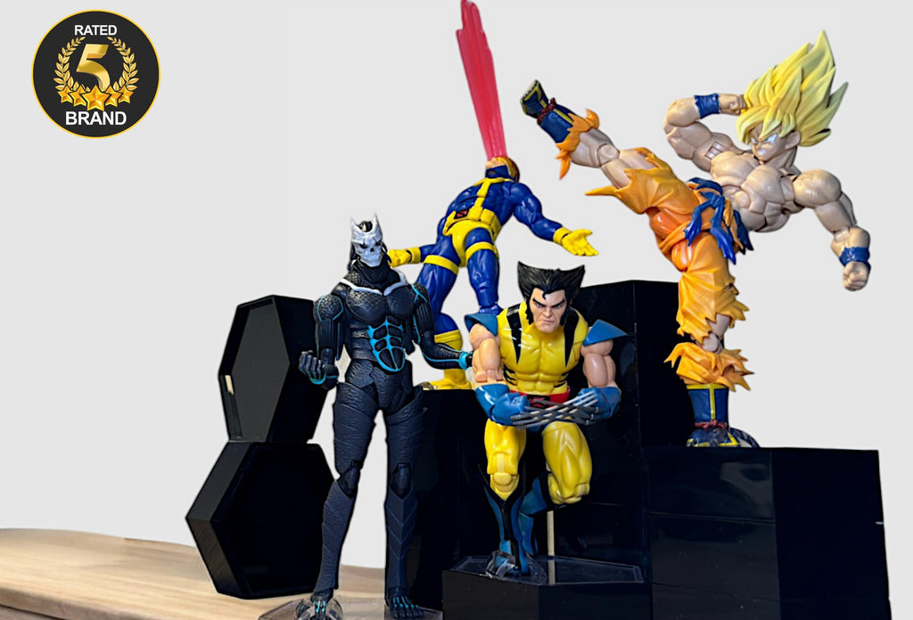 Premium Action Figure Stands & Risers - Elevate Figure Displays